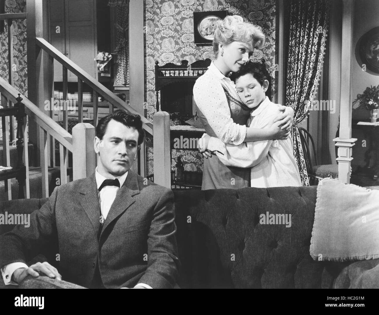 ONE DESIRE, from left: Rock Hudson, Anne Baxter. Barry Curtis, 1955 ...