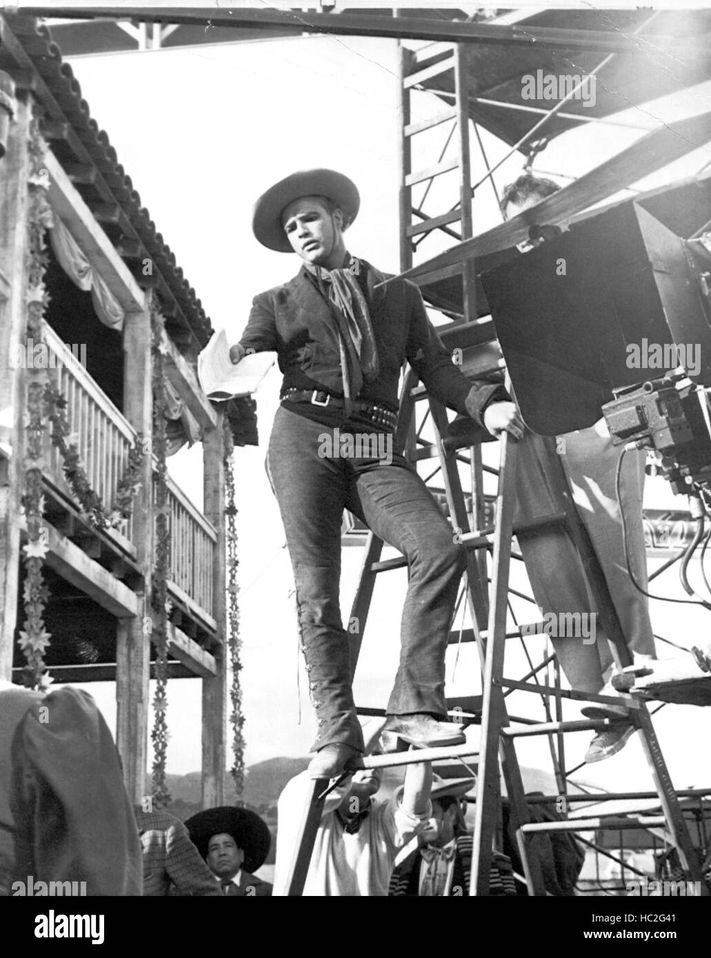 ONE-EYED JACKS, director Marlon Brando on set, 1961 Stock Photo - Alamy