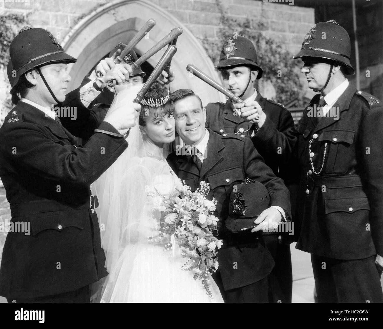 ON THE BEAT, center from left: Jennifer Jayne, Norman Wisdom, 1962 ...