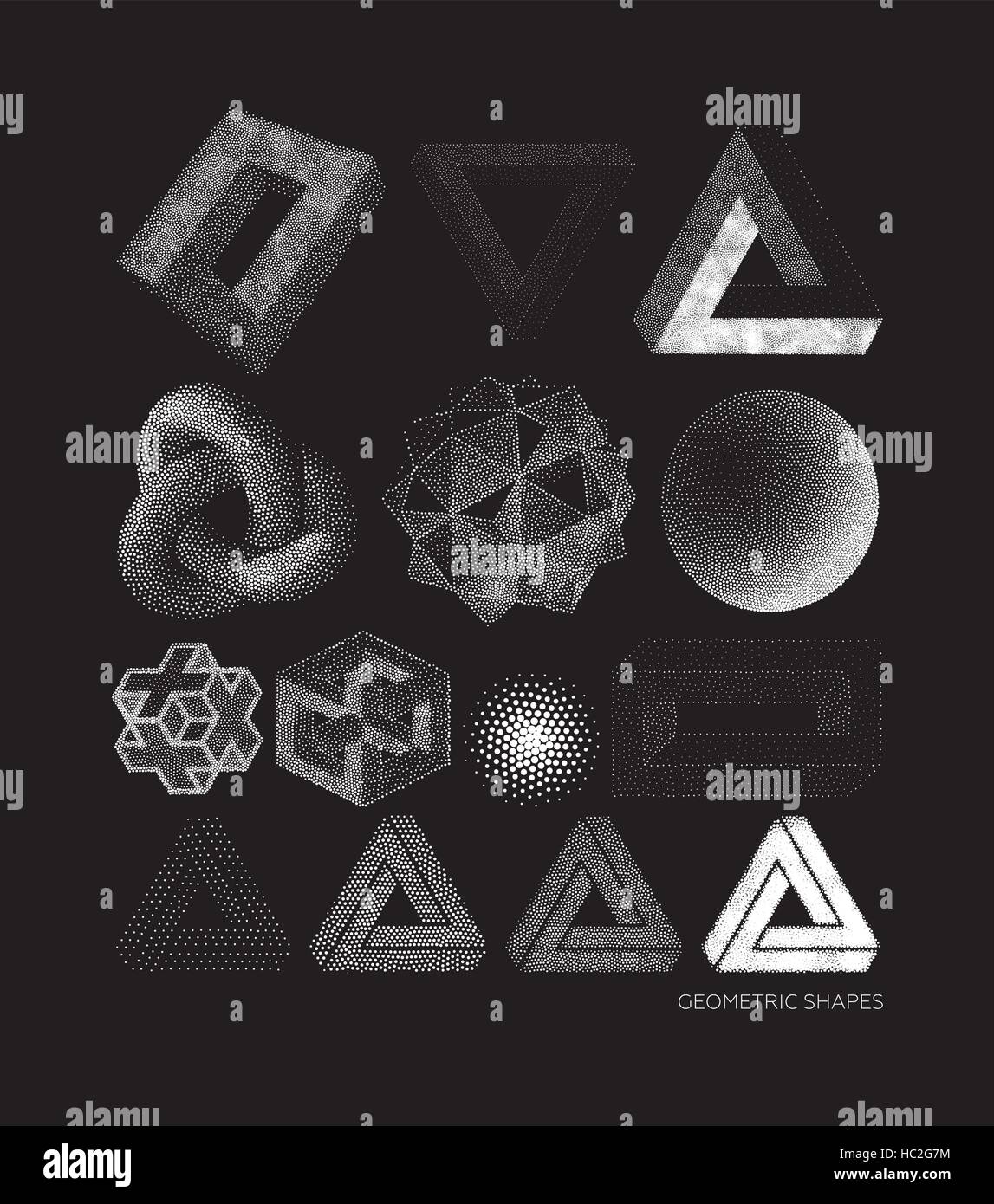 Set of geometric shapes Stock Vector Image & Art - Alamy
