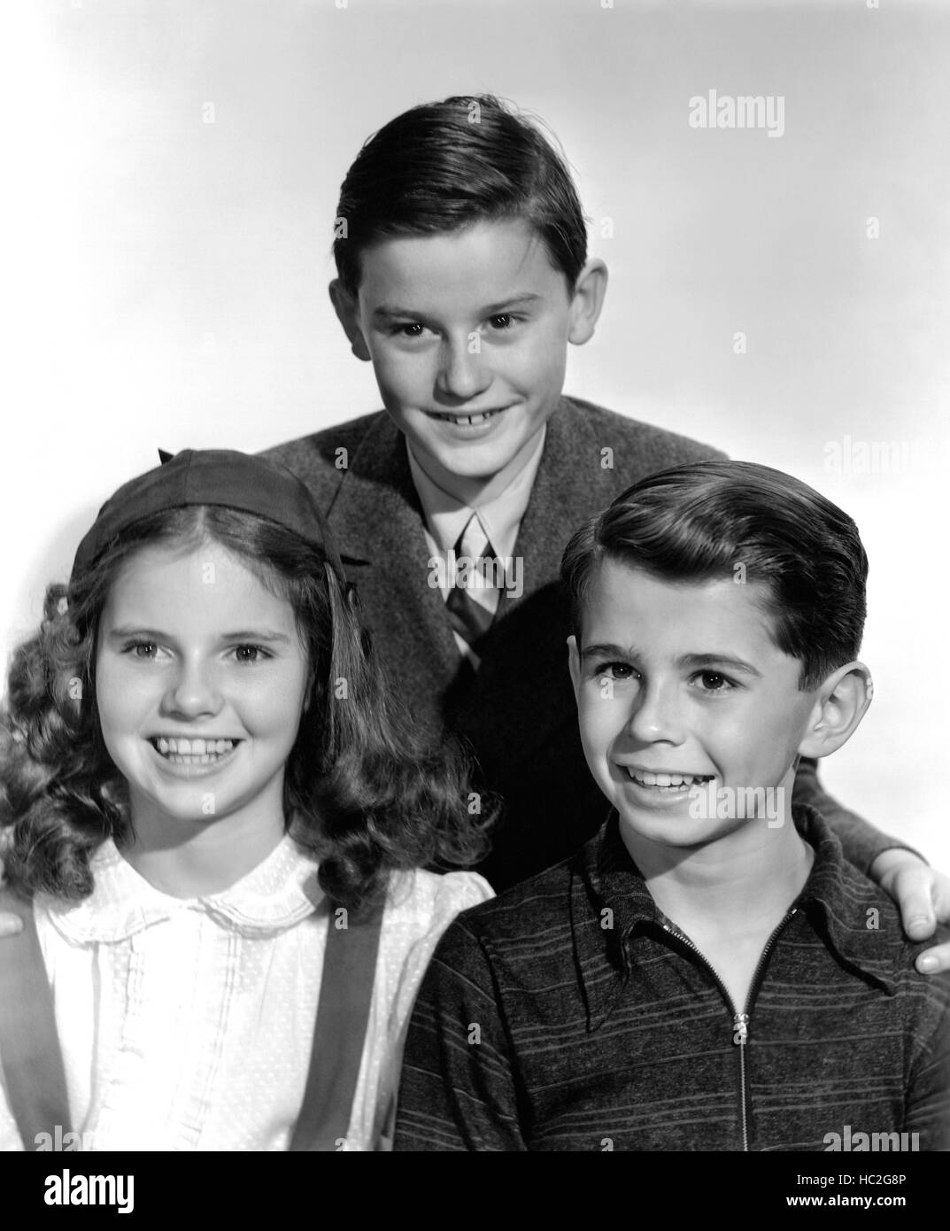 ON THE SUNNY SIDE, from left, Ann Todd, Roddy McDowall, Freddie Mercer ...