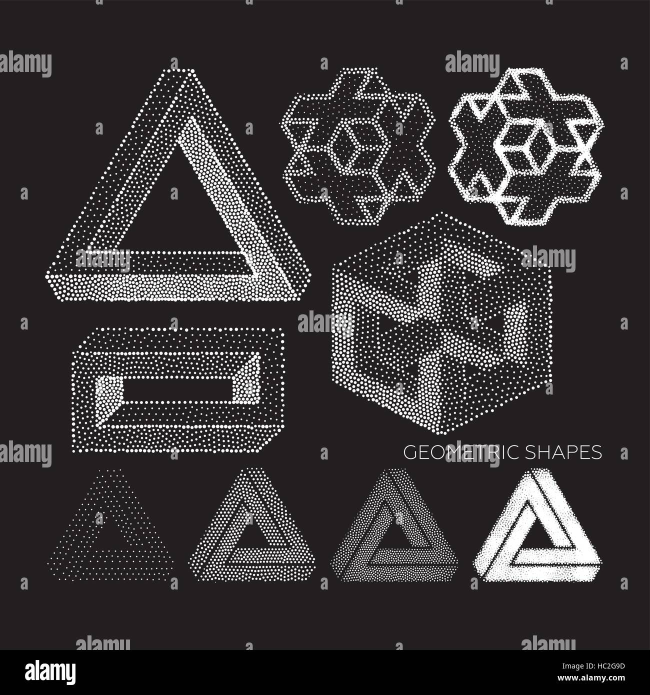 Set of geometric shapes Stock Vector Image & Art - Alamy