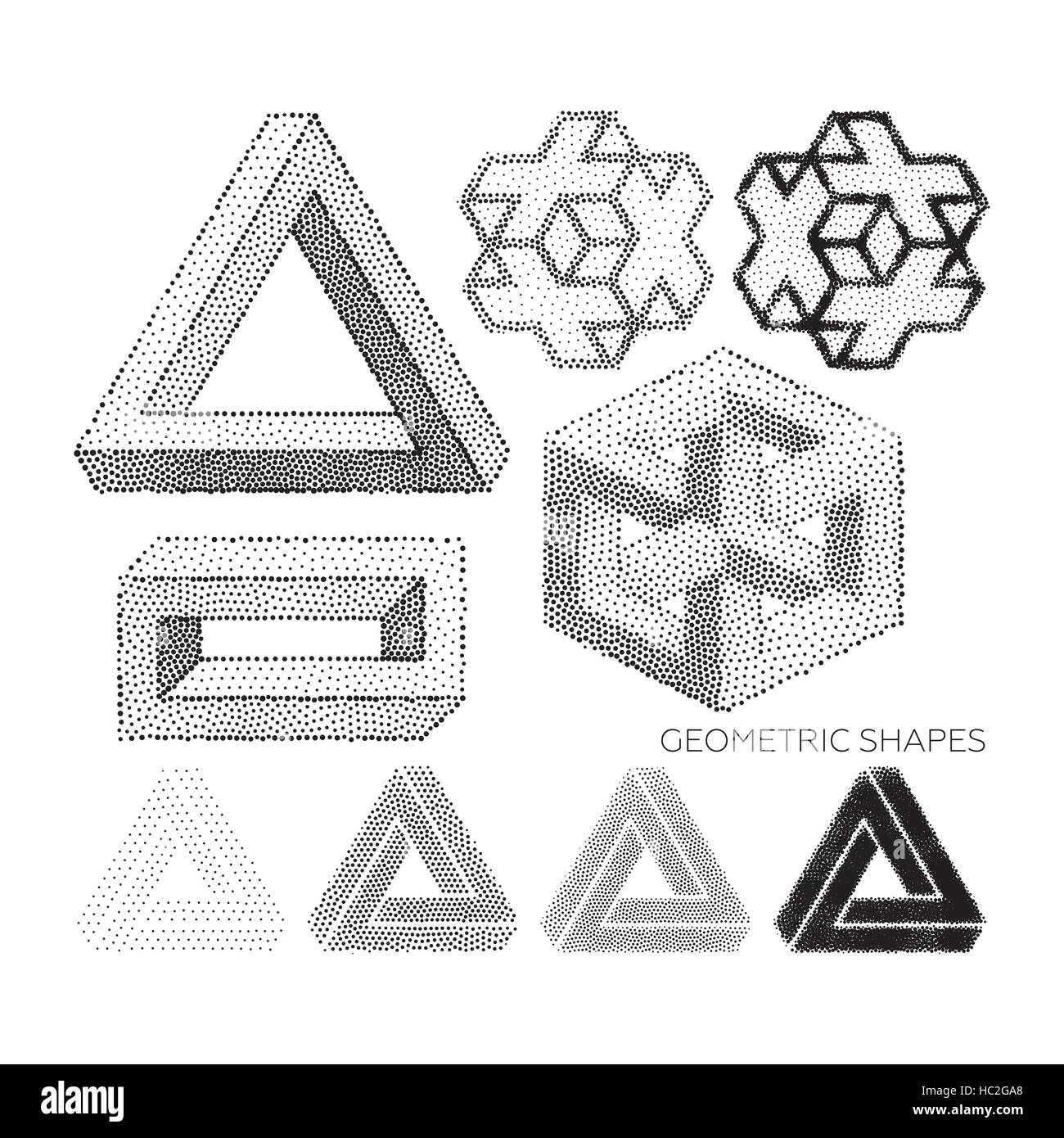 Set of geometric shapes Stock Vector Image & Art - Alamy