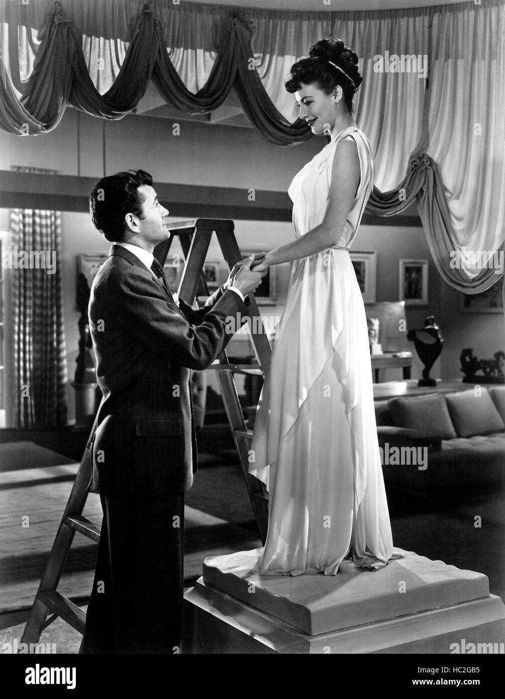 ONE TOUCH OF VENUS, Robert Walker, Ava Gardner, 1948 Stock Photo - Alamy