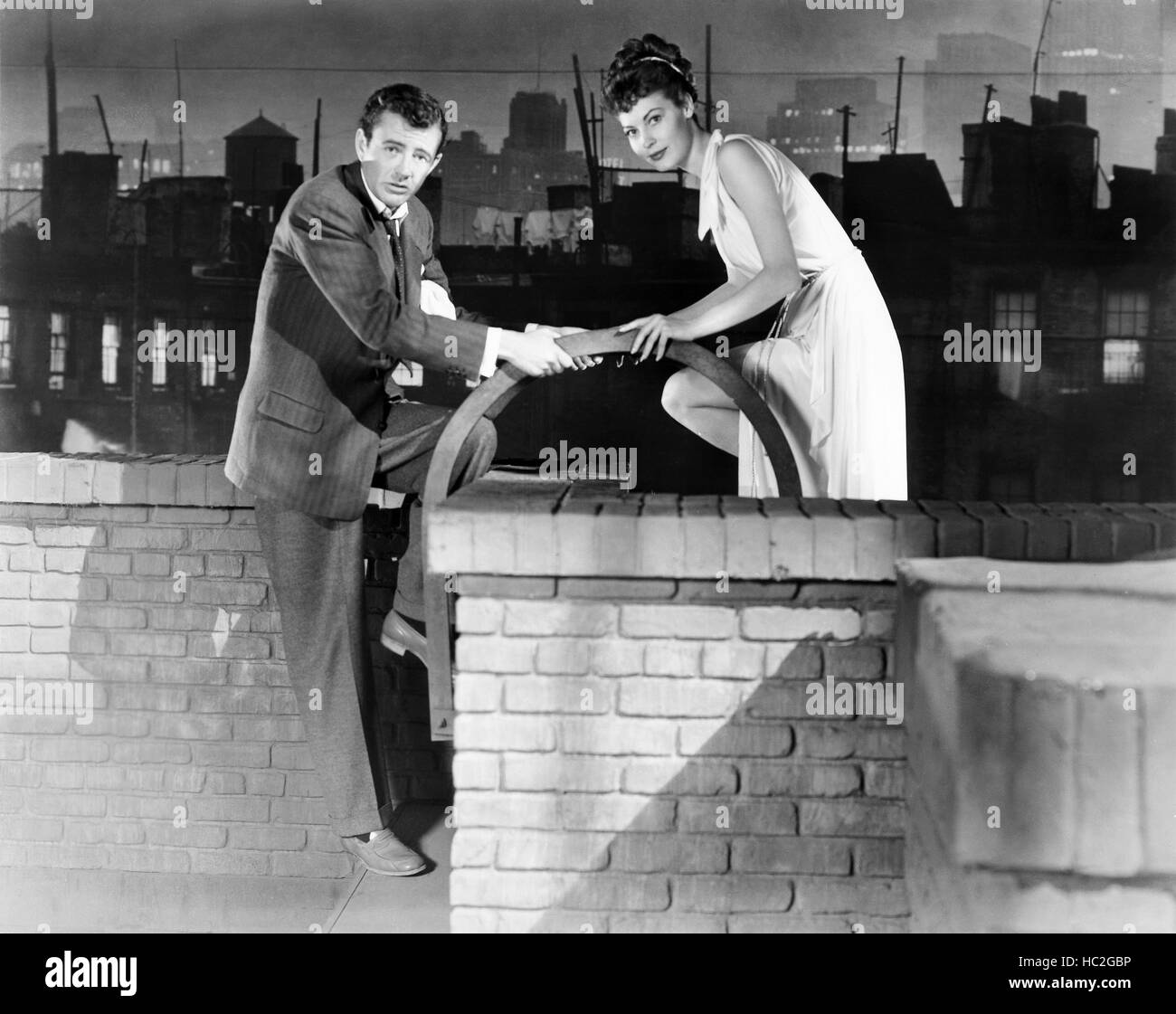 ONE TOUCH OF VENUS, from left, Robert Walker, Ava Gardner, 1948 Stock ...