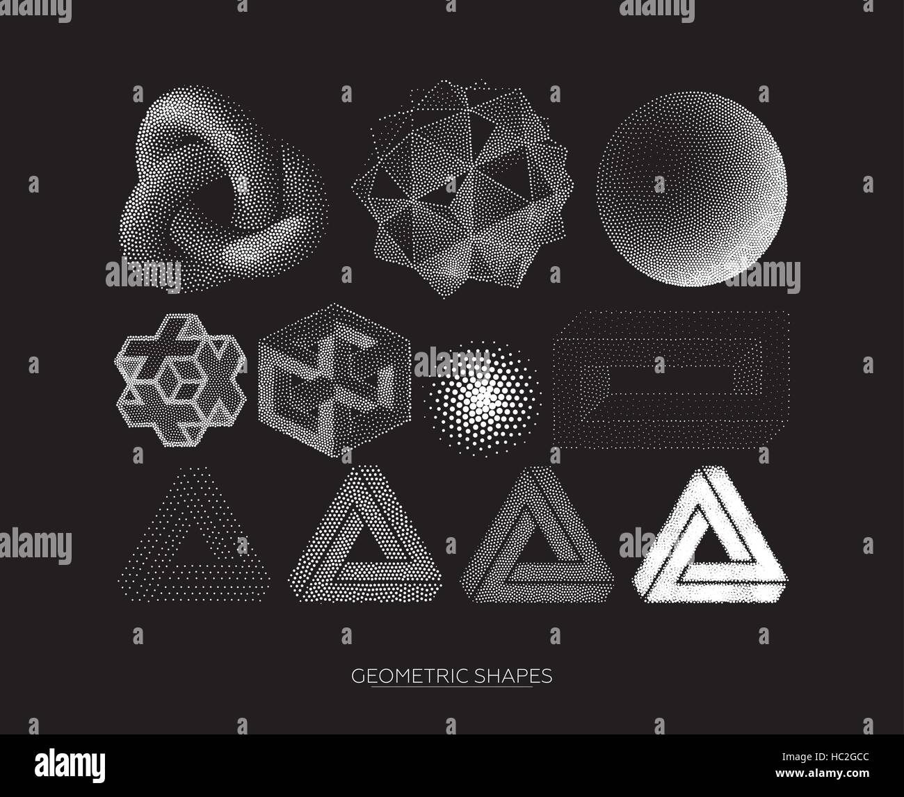 Set of geometric shapes Stock Vector Image & Art - Alamy