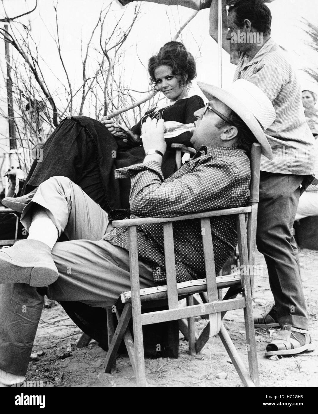 ONCE UPON A TIME IN THE WEST, back to front: Claudia Cardinale ...