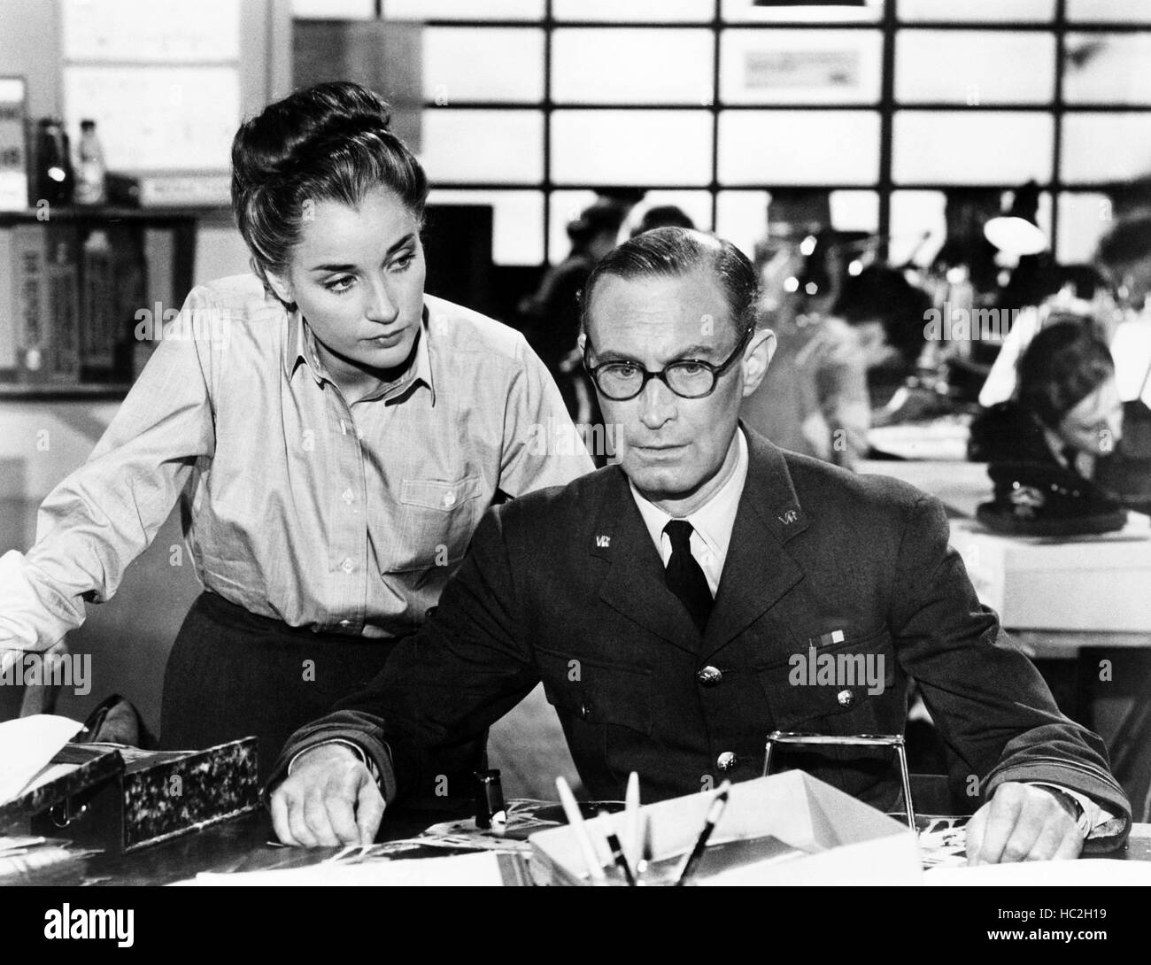 OPERATION CROSSBOW, from left, Sylvia Syms, Richard Wattis, 1965 Stock ...