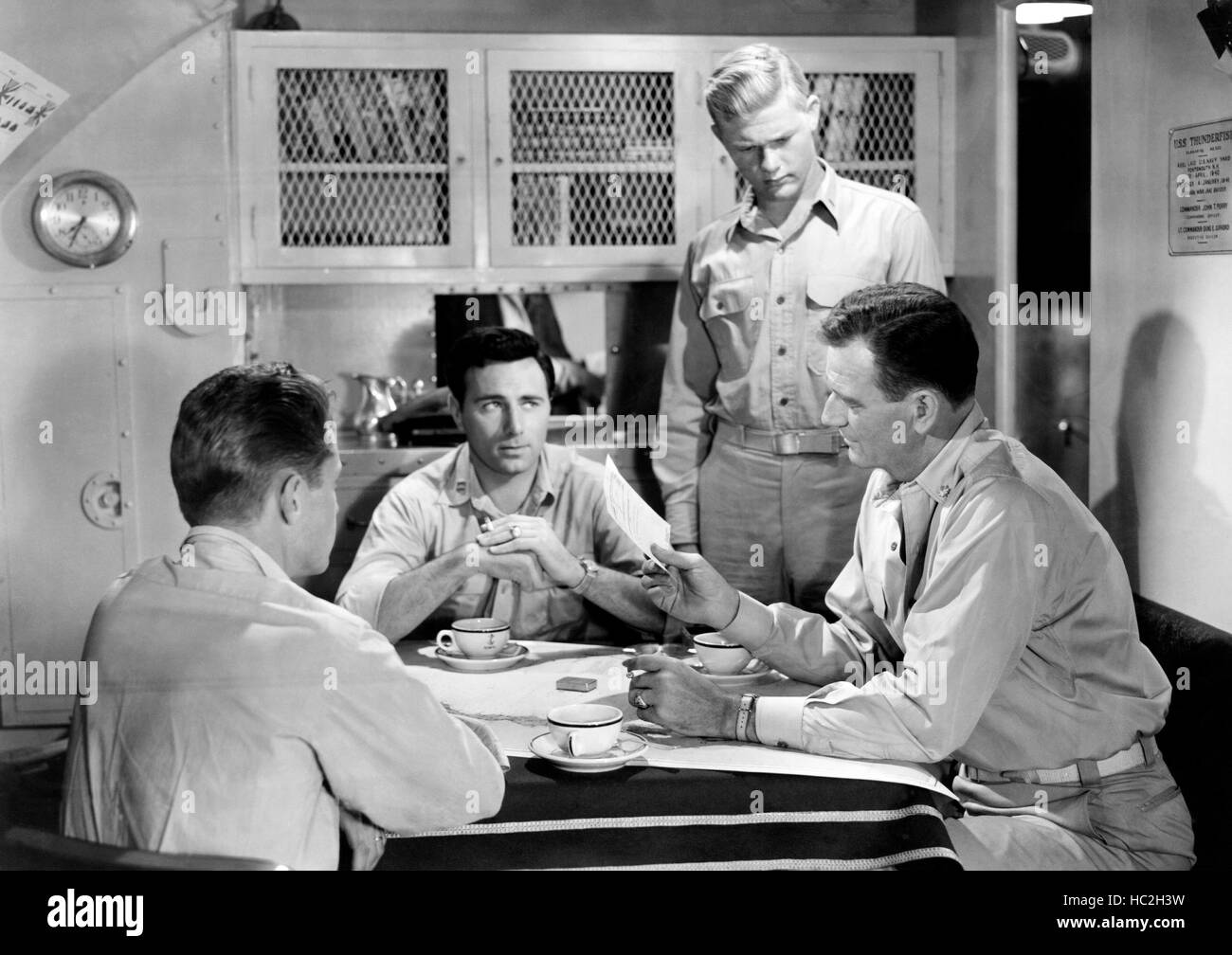OPERATION PACIFIC, facing front from left: Scott Forbes, Martin Milner ...