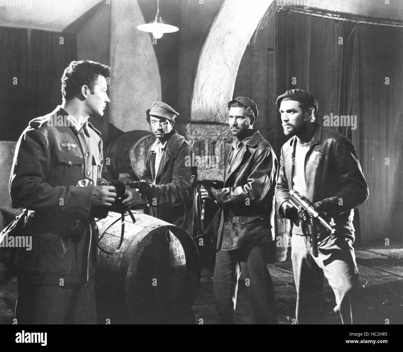 OPERATION SECRET, from left: Cornel Wilde, Eddie Foster, Baynes Barron ...