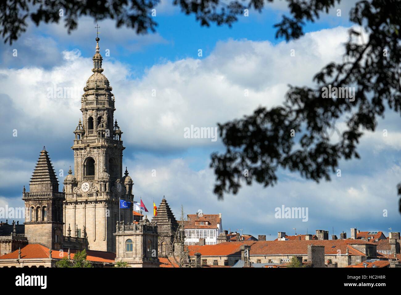 Cathedral and Old Town, Santiago de Compostela, UNESCO World Heritage ...
