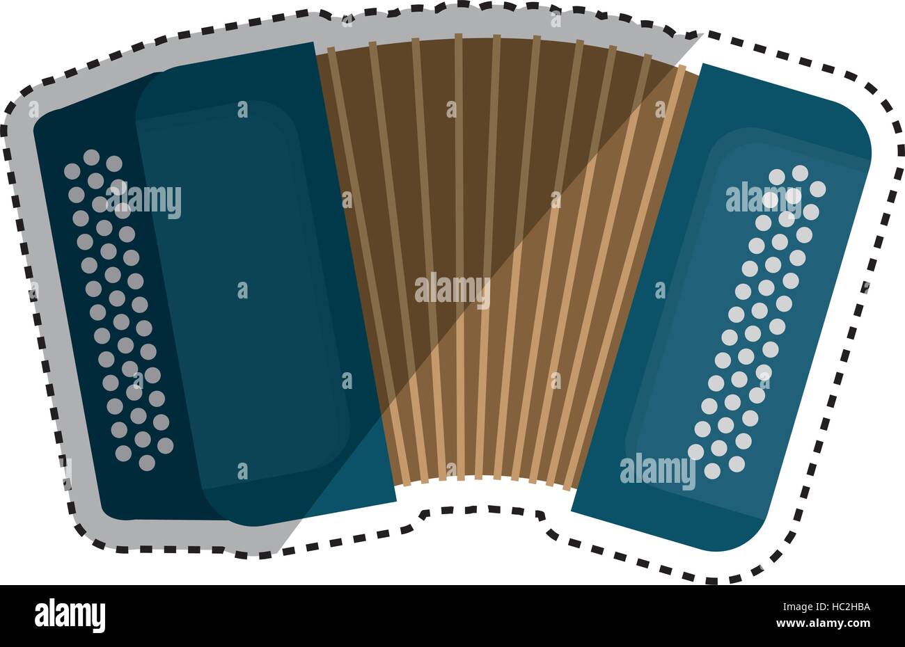 Accordion music instrument Stock Vector Image & Art - Alamy