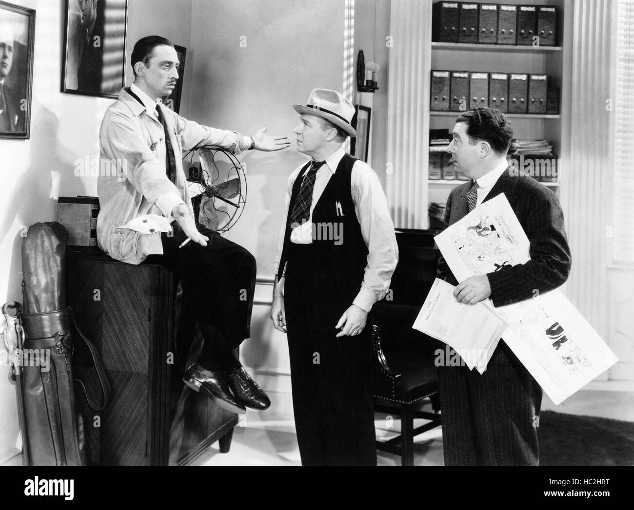 MARRY THE GIRL, from left: Mischa Auer, Hugh O'Connell, Frank McHugh ...