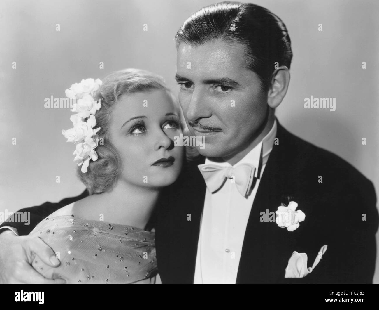 THE MAN WHO BROKE THE BANK AT MONTE CARLO, from left: Joan Bennett ...