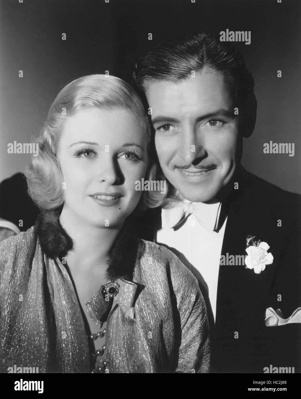 THE MAN WHO BROKE THE BANK AT MONTE CARLO, from left: Joan Bennett ...
