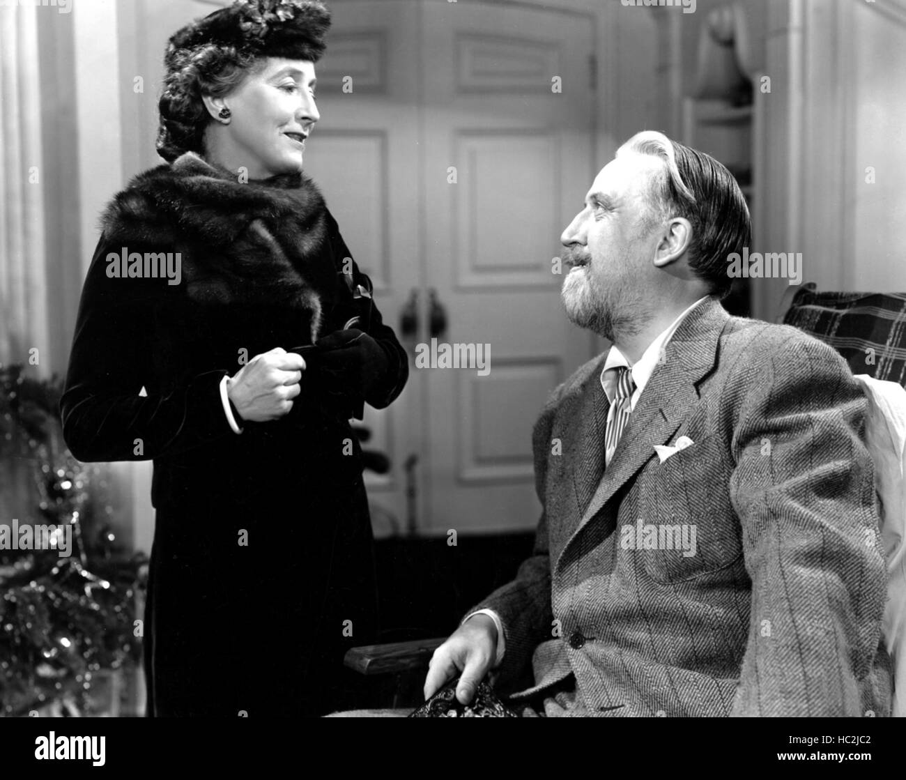 THE MAN WHO CAME TO DINNER, Ruth Vivian, Monty Woolley, 1942 Stock ...