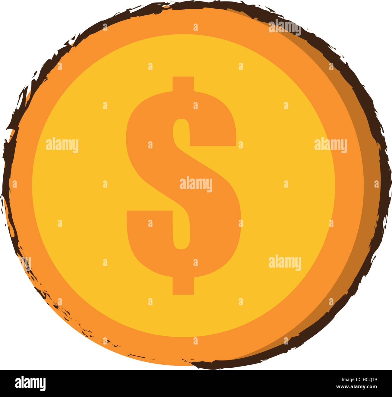 coin dollar money currency sketch Stock Vector Image & Art - Alamy