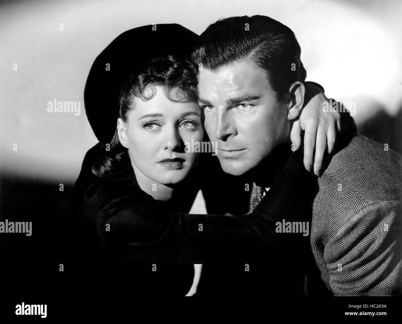 THE MONSTER AND THE GIRL, from left, Ellen Drew, Robert Paige, 1941 ...