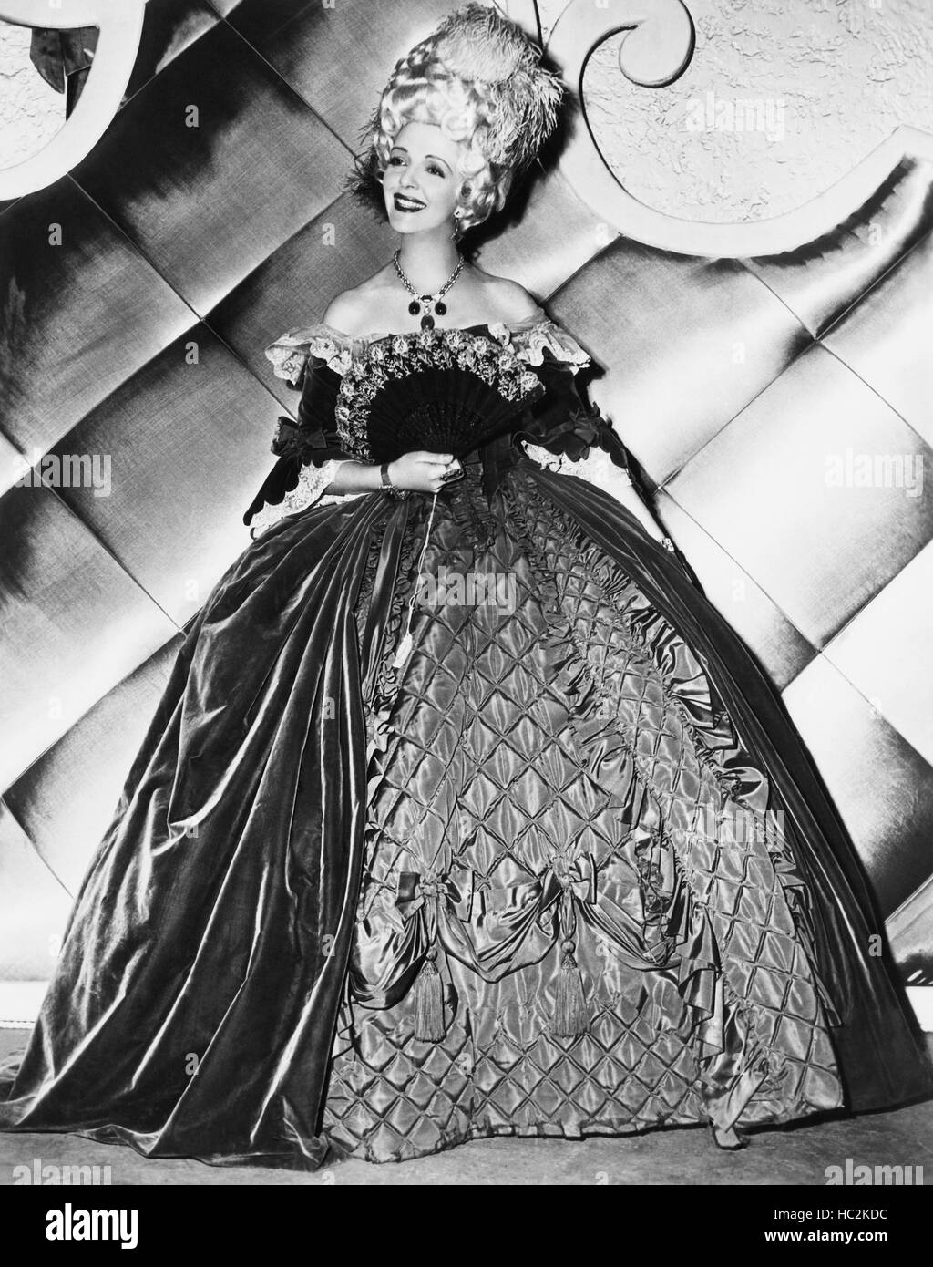 MONSIEUR BEAUCAIRE, Mona Maris, in a 35-pound dress by Mary Kay Dodson ...