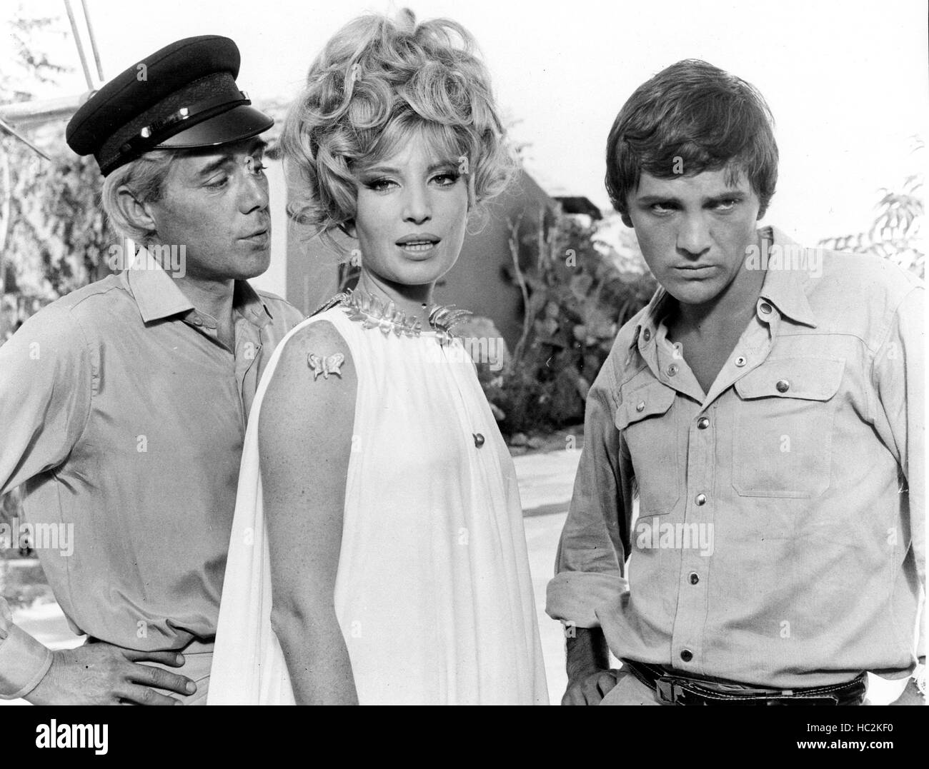 MODESTY BLAISE, Dirk Bogarde, Monica Vitti, Terence Stamp, 1966 Stock ...
