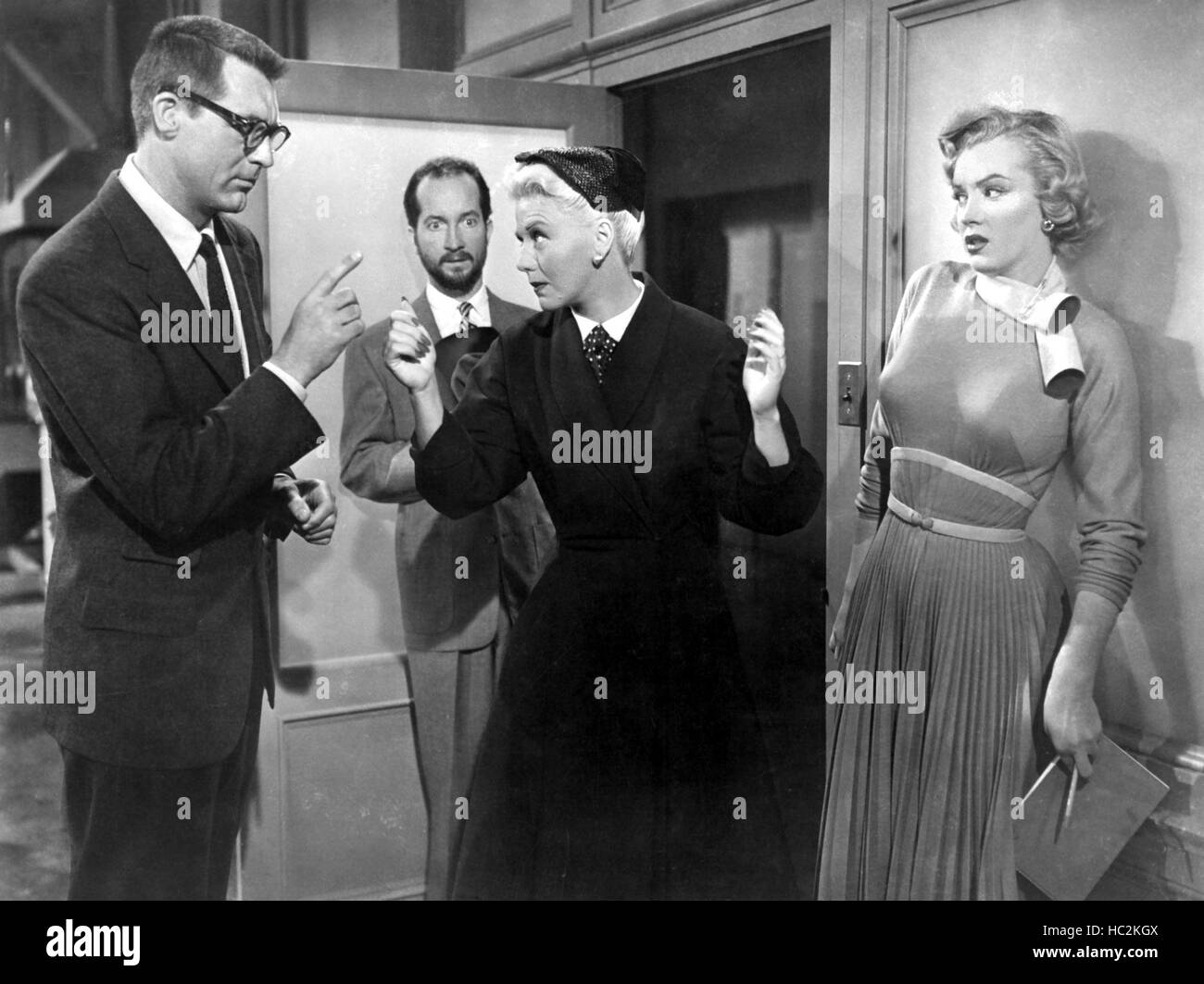 MONKEY BUSINESS, Cary Grant, Robert Cornthwaite, Ginger Rogers, Marilyn ...