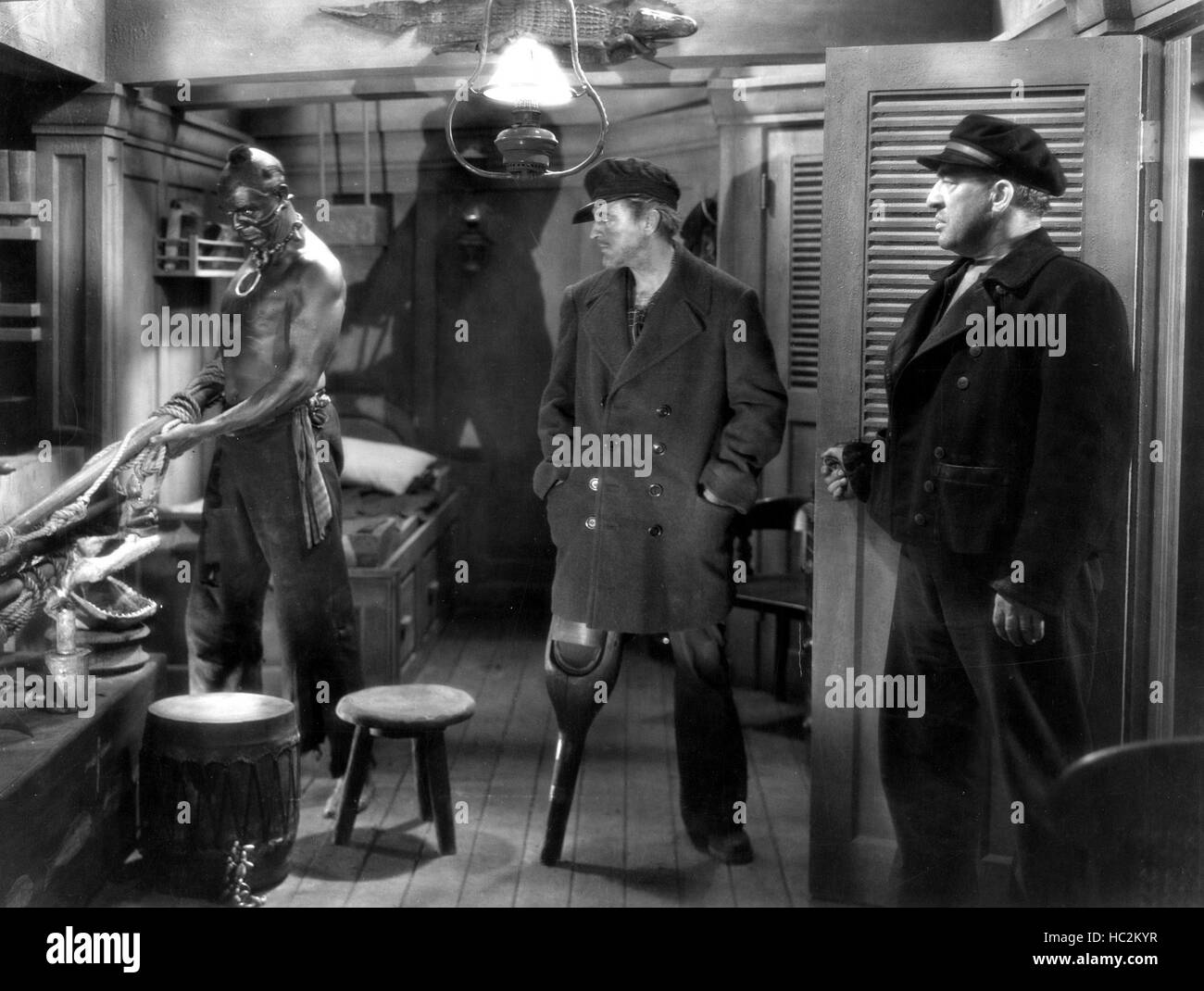 MOBY DICK, Noble Johnson, JOhn Barrymore, Walter Long, 1930 Stock Photo ...