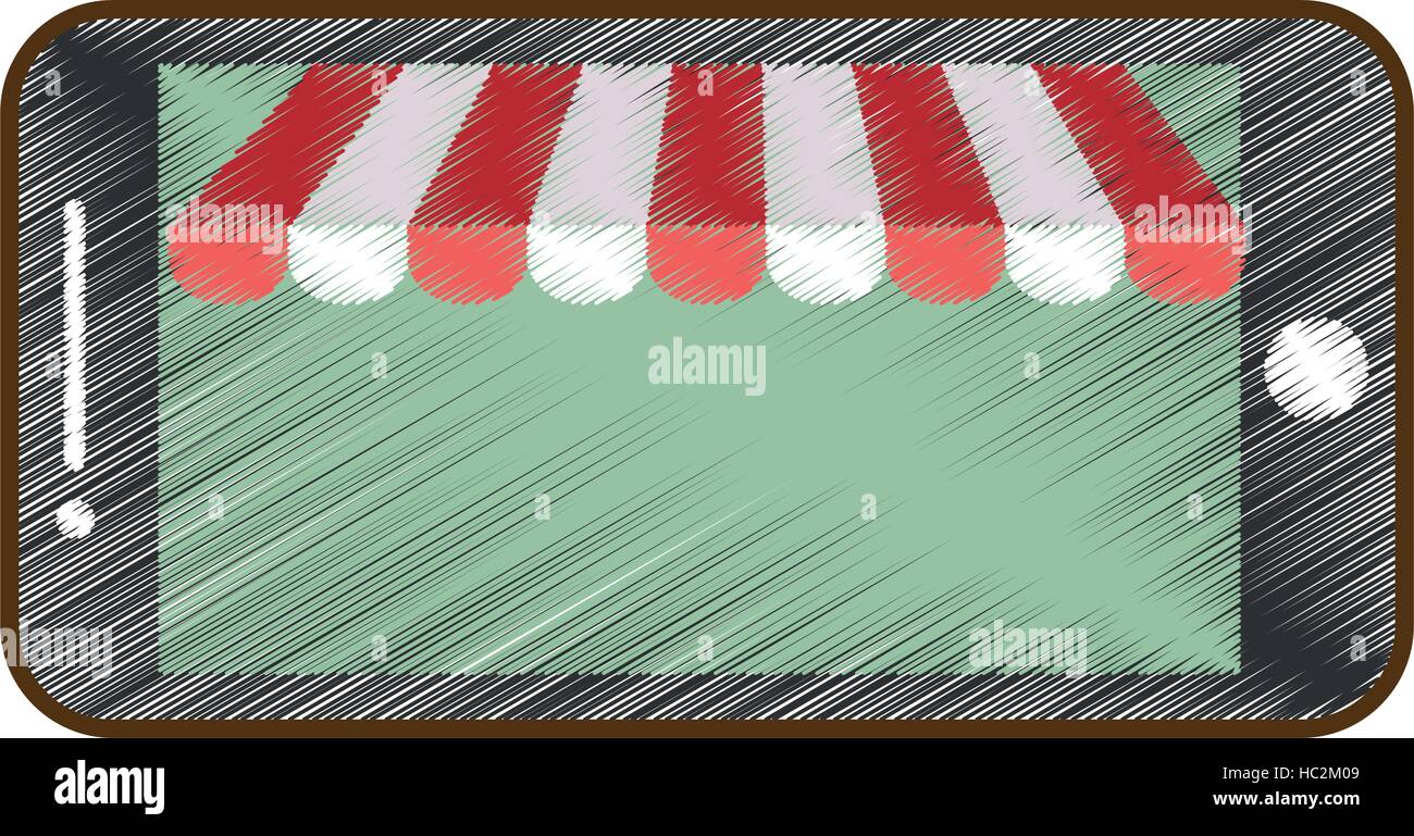 drawing smartphone shopping online store Stock Vector Image & Art - Alamy