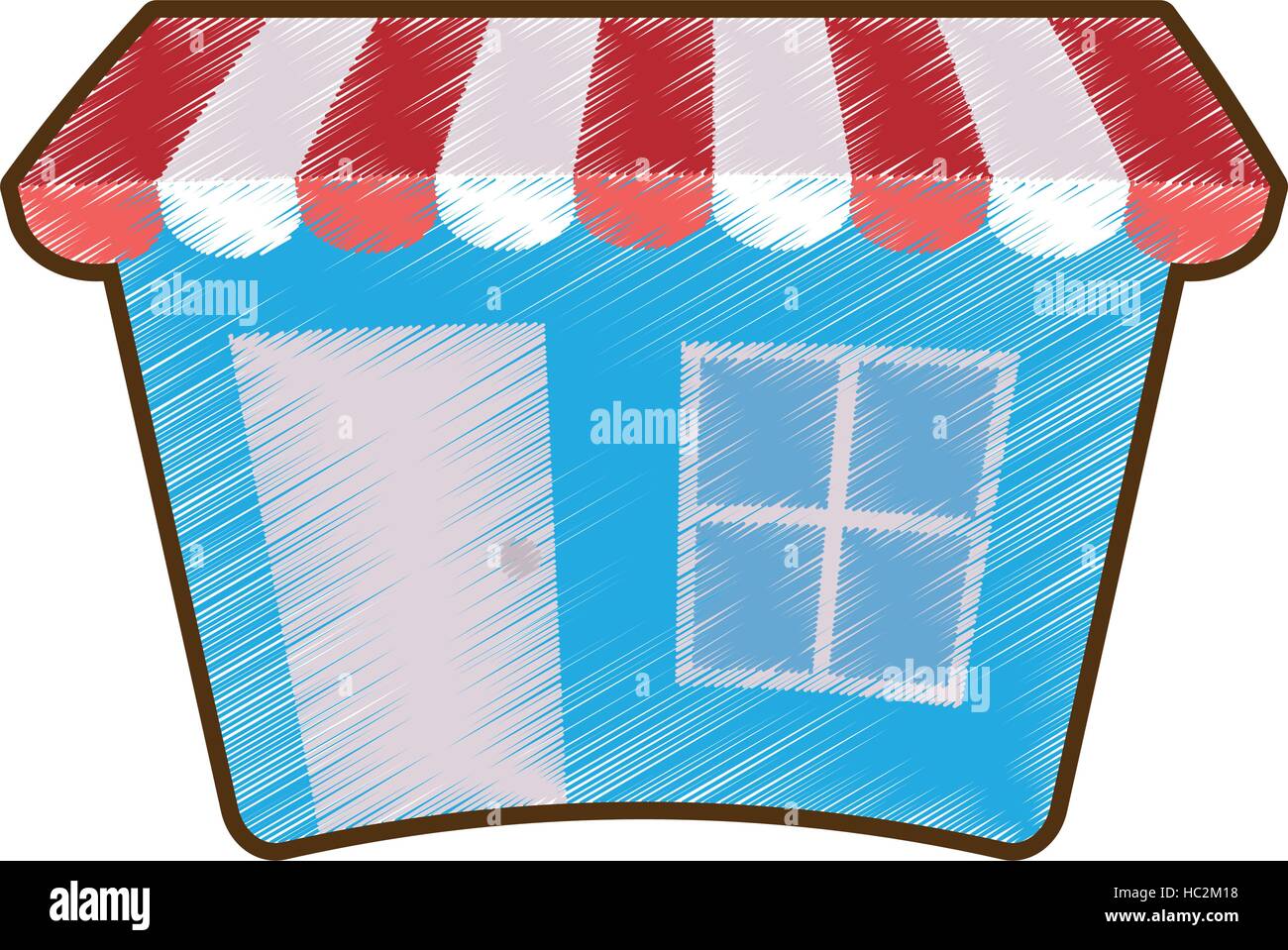 drawing blue shopping store market online Stock Vector Image & Art - Alamy