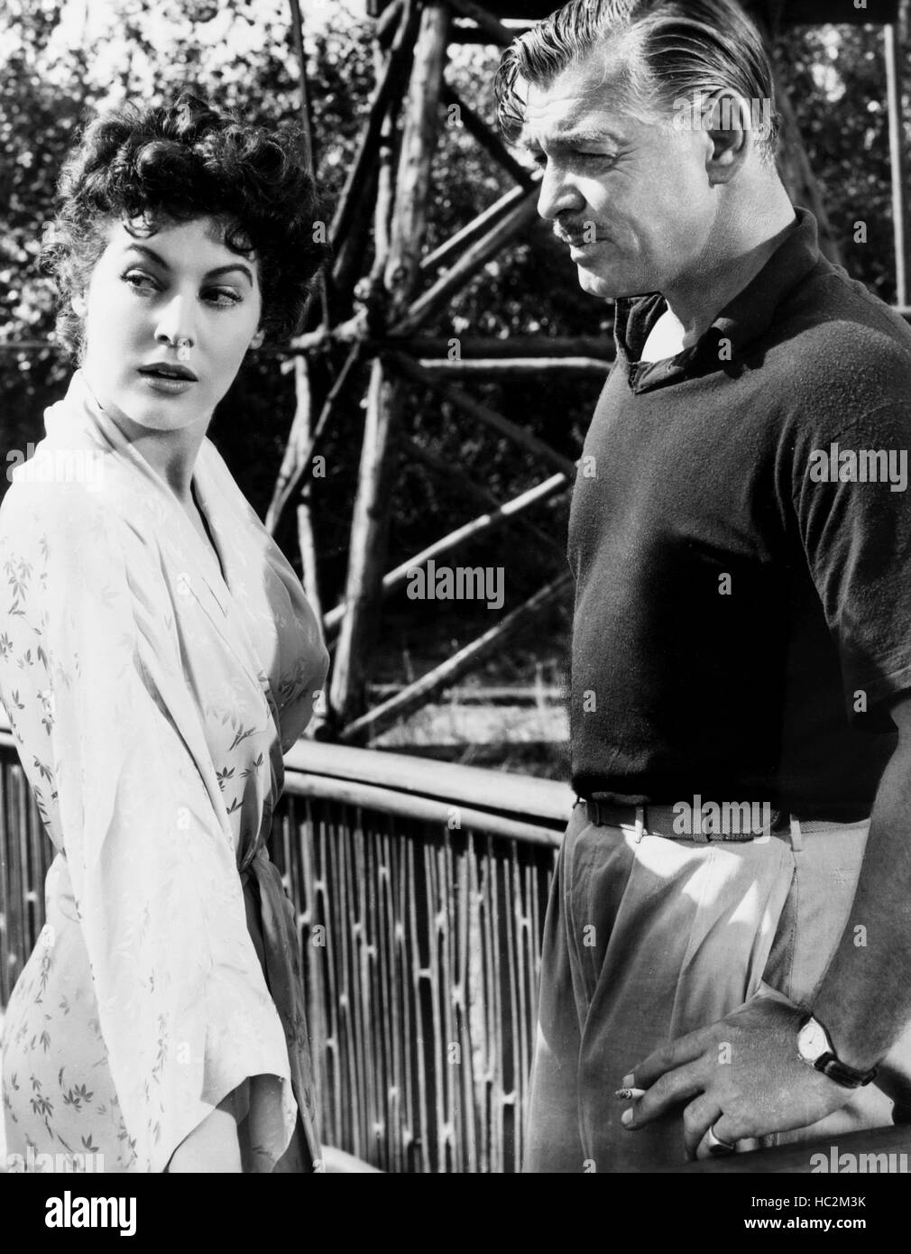MOGAMBO, from left, Ava Gardner, Clark Gable, 1953 Stock Photo - Alamy