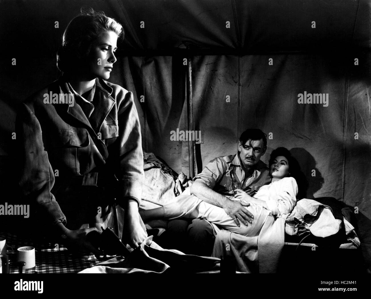 MOGAMBO, Grace Kelly, Clark Gable, Ava Gardner, 1953 Stock Photo - Alamy