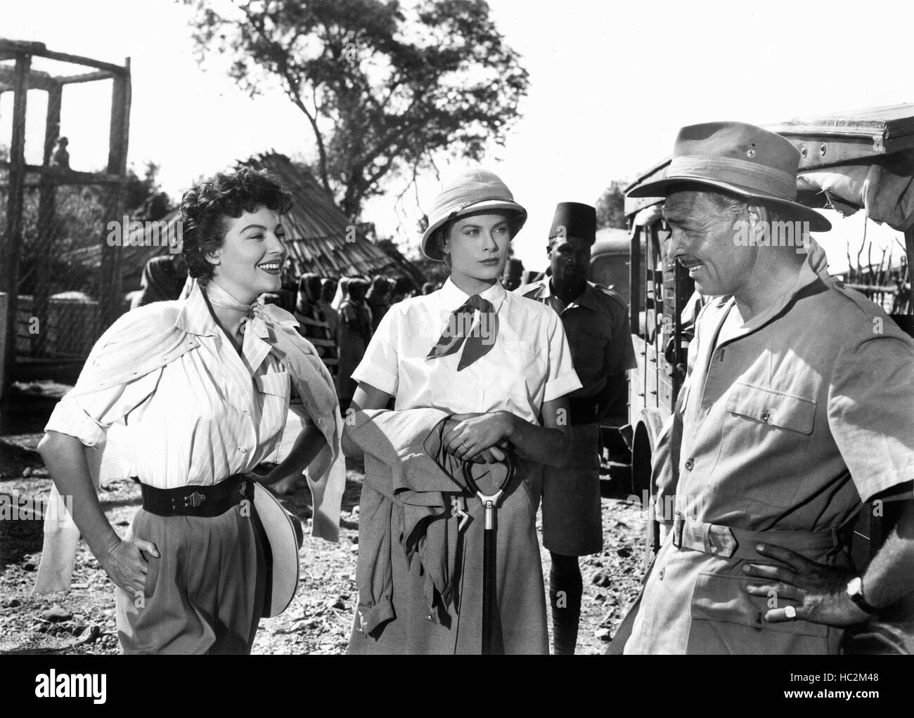 MOGAMBO, Ava Gardner, Clark Gable, Grace Kelly, 1953 Stock Photo - Alamy