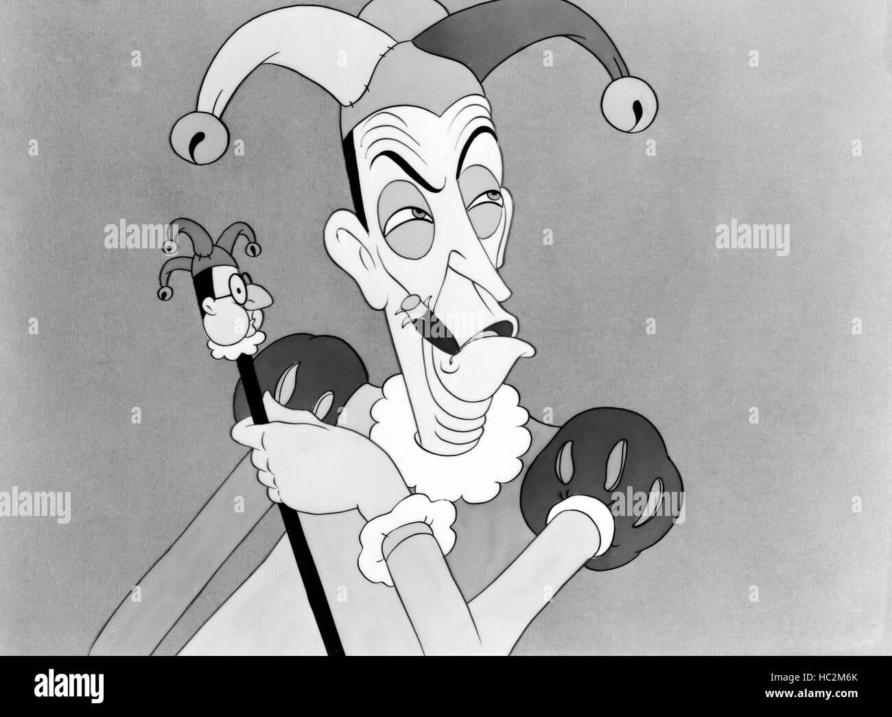 MOTHER GOOSE GOES HOLLYWOOD, Ned Sparks as the Jester, 1938 Stock Photo ...