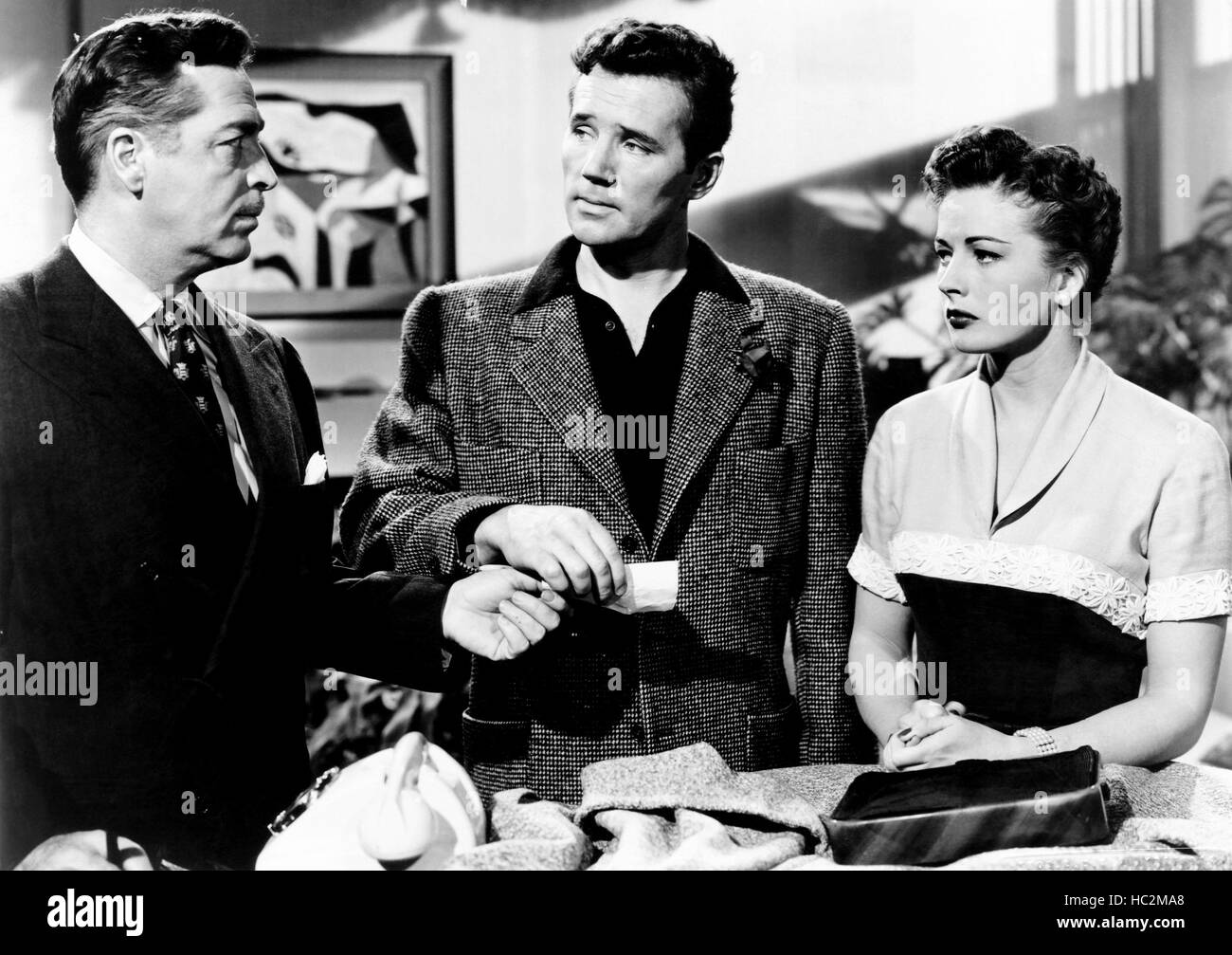 MODELS INC., from left, John Howard, Howard Duff, Coleen Gray, 1952 ...