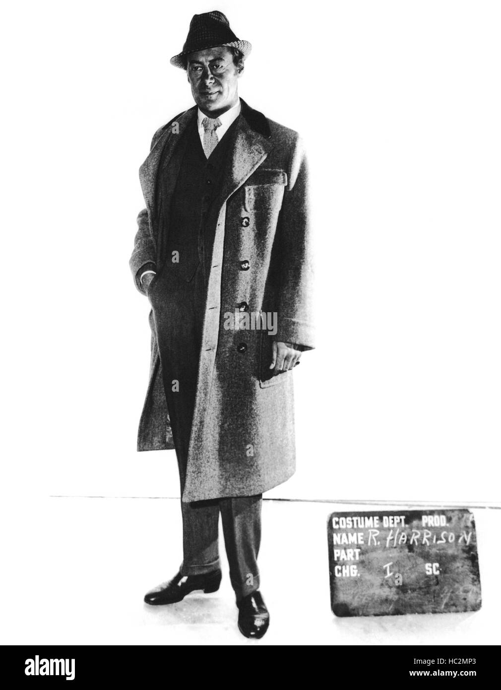 MY FAIR LADY, Rex Harrison, costume test, August 1963 Stock Photo - Alamy