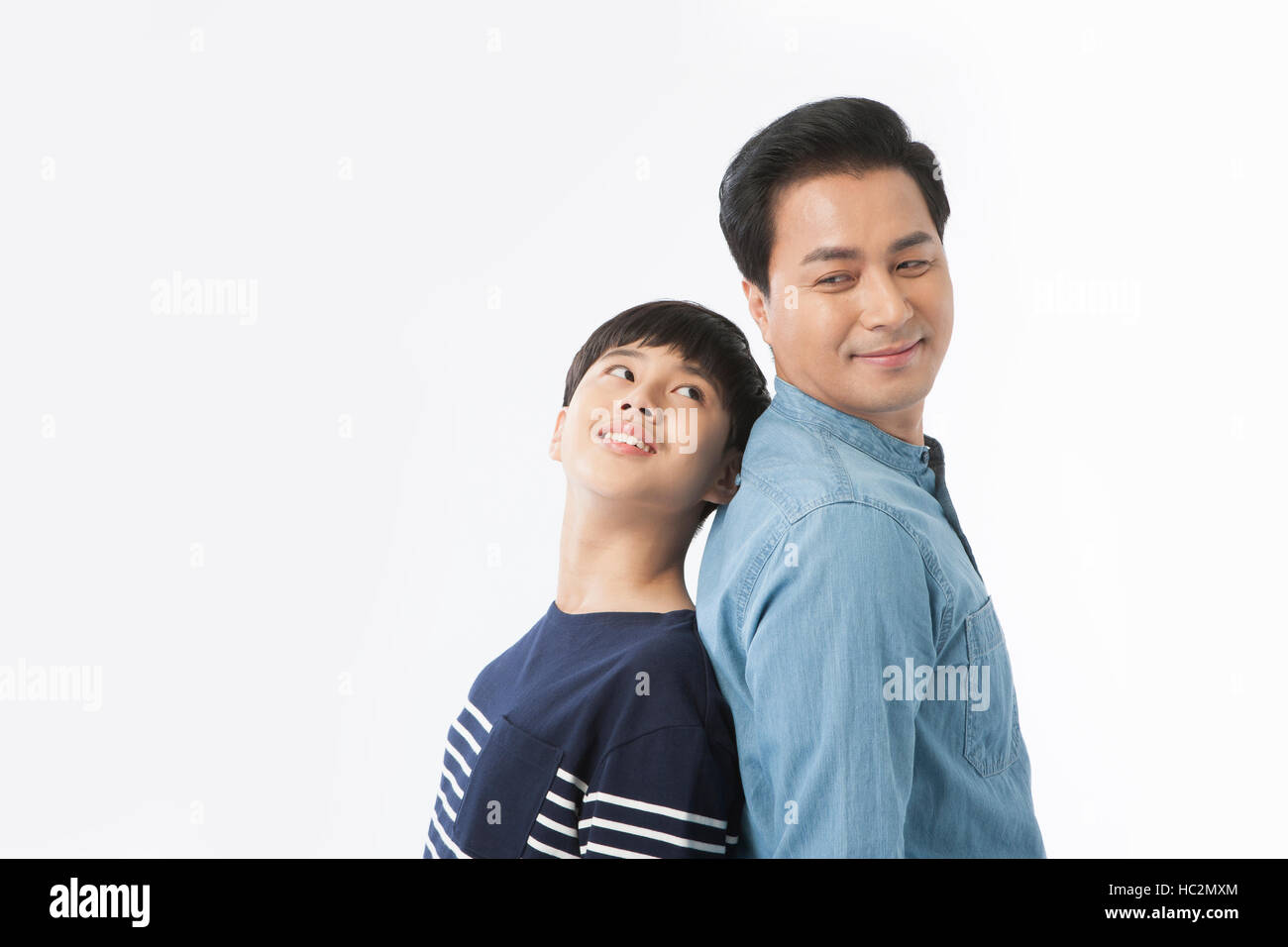 Father and son back hi-res stock photography and images - Alamy