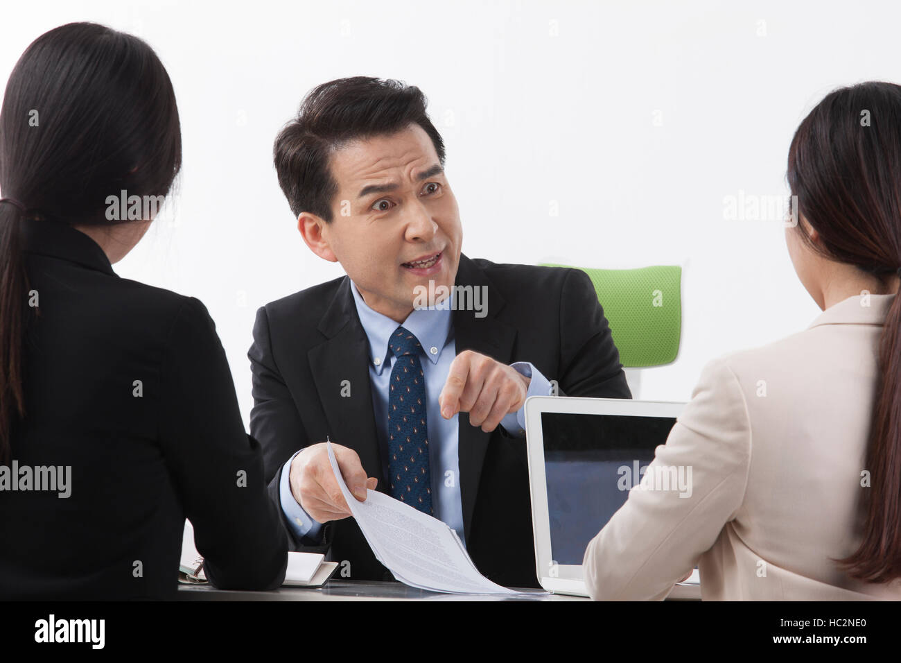 Angry meeting hi-res stock photography and images - Alamy