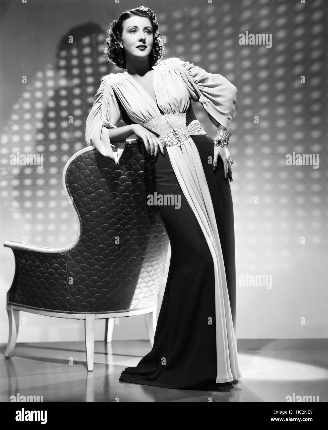 My Lucky Star Louise Hovick Aka Gypsy Rose Lee Wearing Hostess Gown