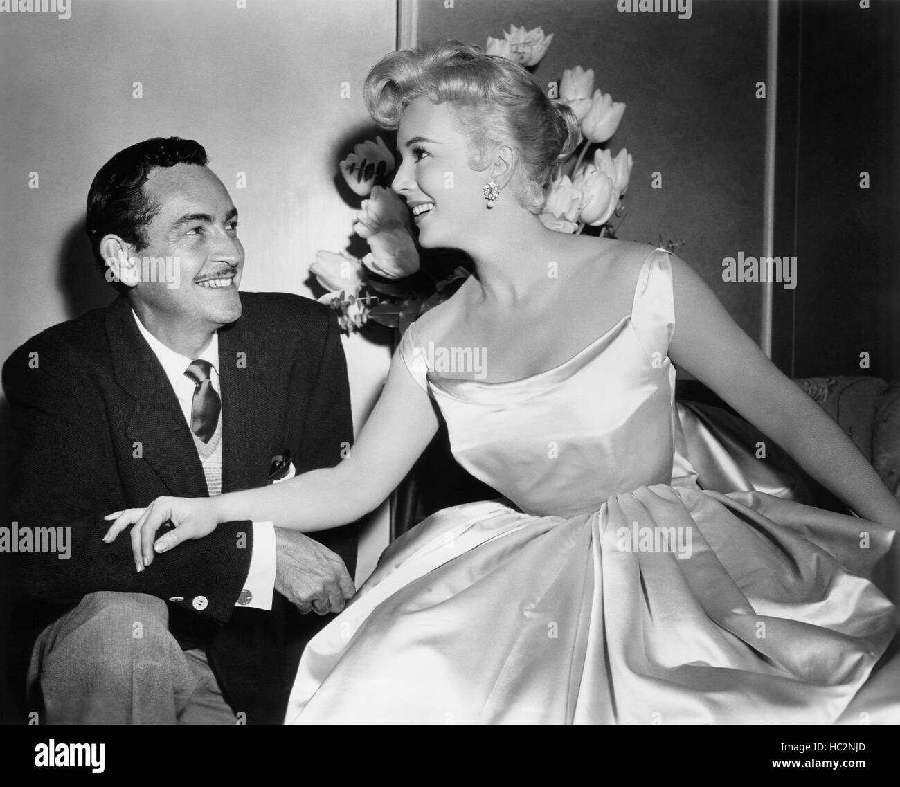 MY MAN GODFREY, from left, costume designer Bill Thomas, Eva Gabor ...