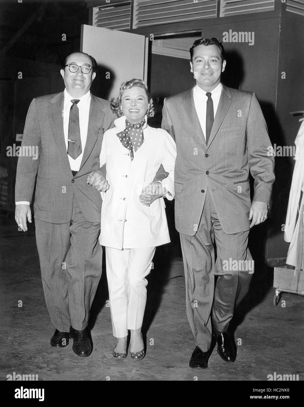 MY MAN GODFREY, from left, director Henry Koster, June Allyson ...