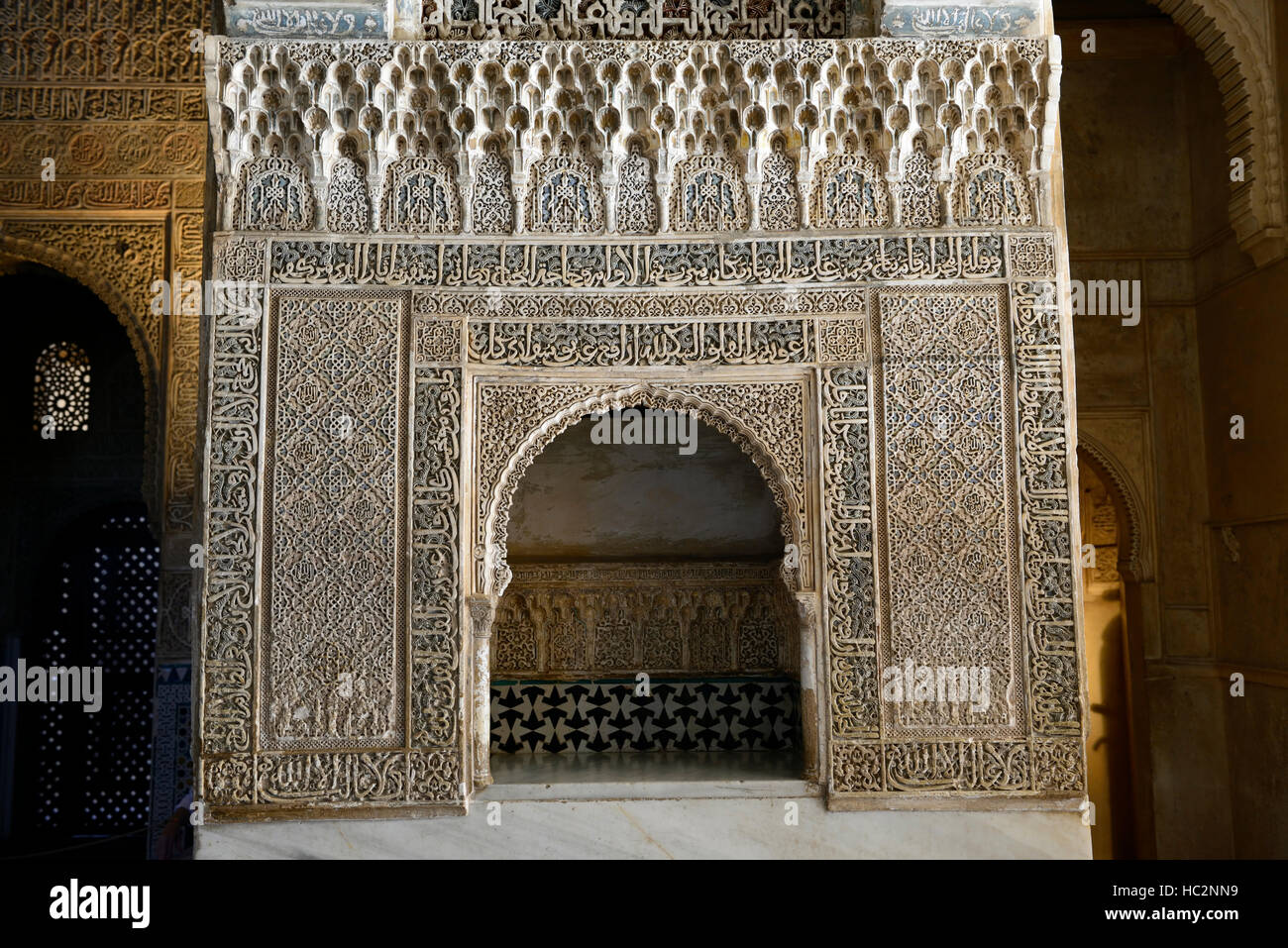 Comares Palace Nasrid Palaces Alhambra Palace Courtyard of the Myrtles ...