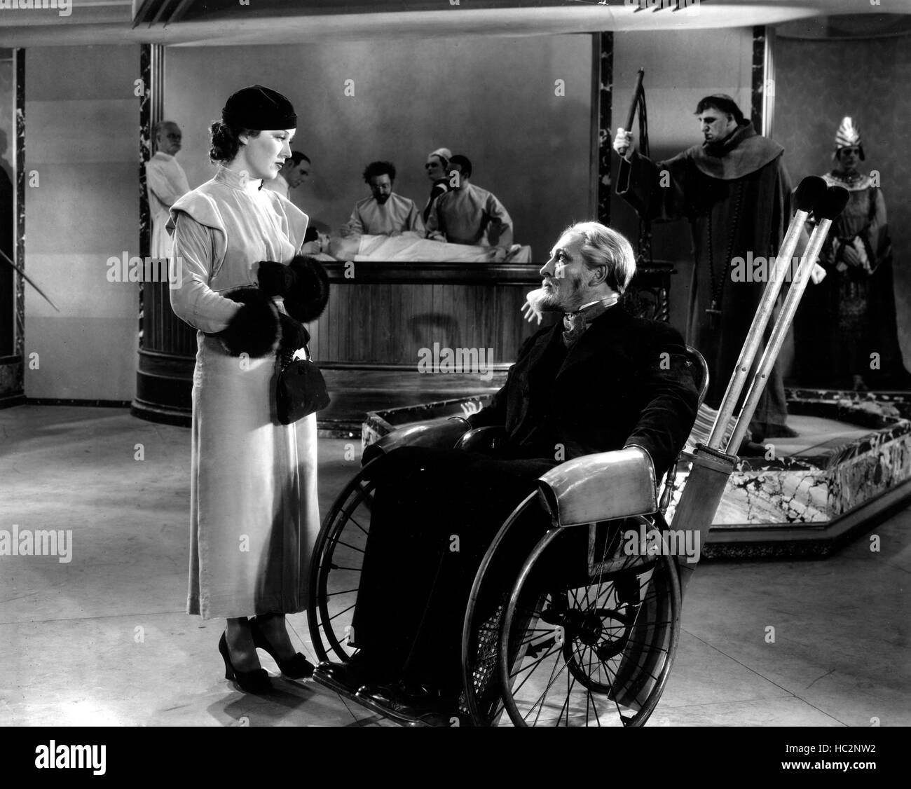 MYSTERY OF THE WAX MUSEUM, Fay Wray, Lionel Atwill, 1932 Stock Photo ...