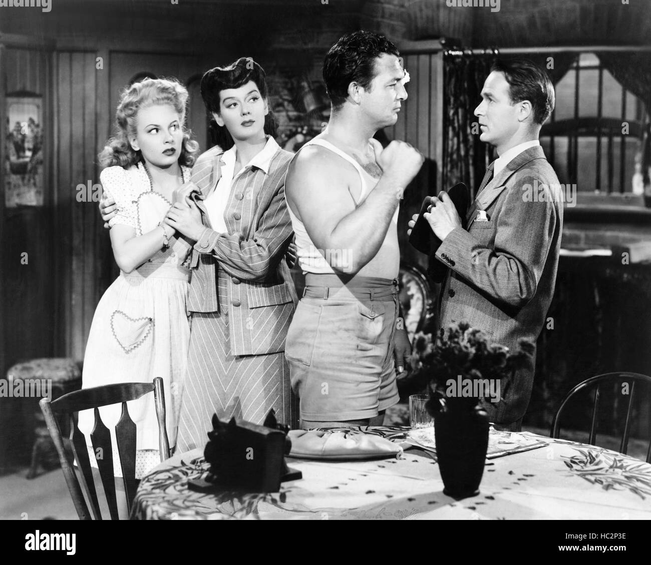 MY SISTER EILEEN, from left: Janet Blair, Rosalind Russell, Gordon ...