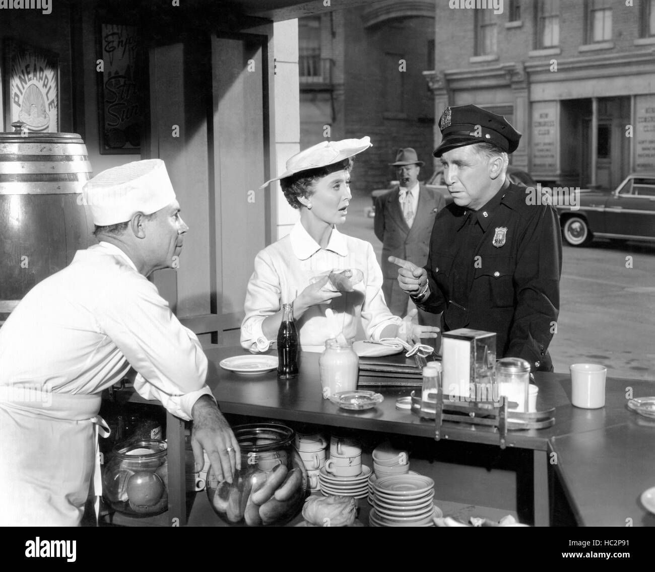 MY SISTER EILEEN, from left, Sid Tomack, Betty Garrett, Horace McMahon ...