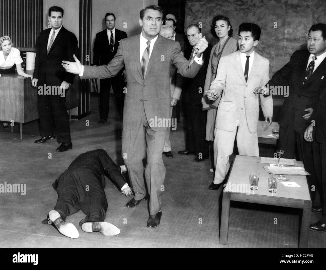 NORTH BY NORTHWEST, Cary Grant, Philip Ober, 1959 Stock Photo - Alamy