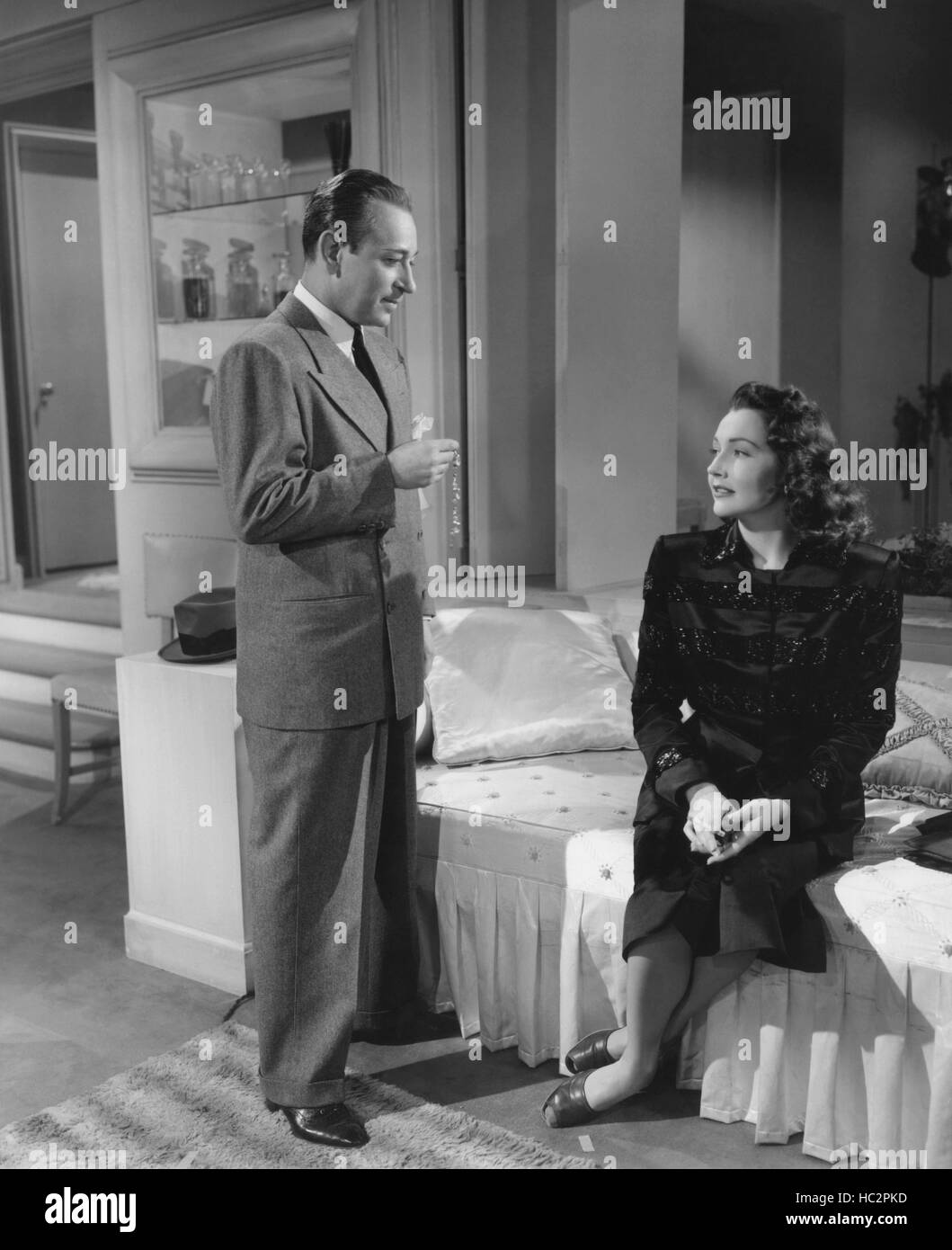 NOCTURNE, from left: George Raft, Lynn Bari, 1946 Stock Photo - Alamy