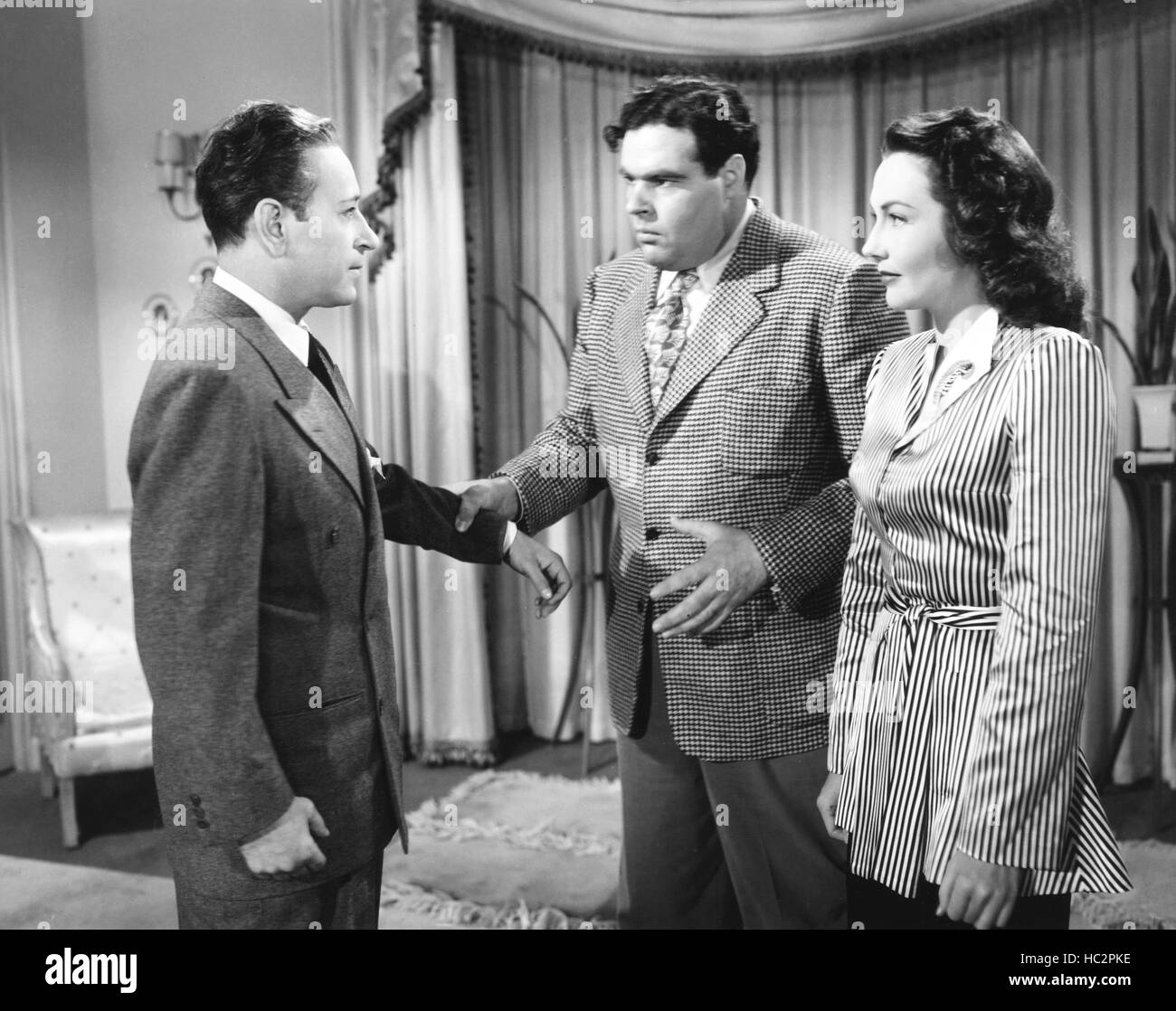 NOCTURNE, from left: George Raft, Bern Hoffman, Lynn Bari, 1946 Stock ...