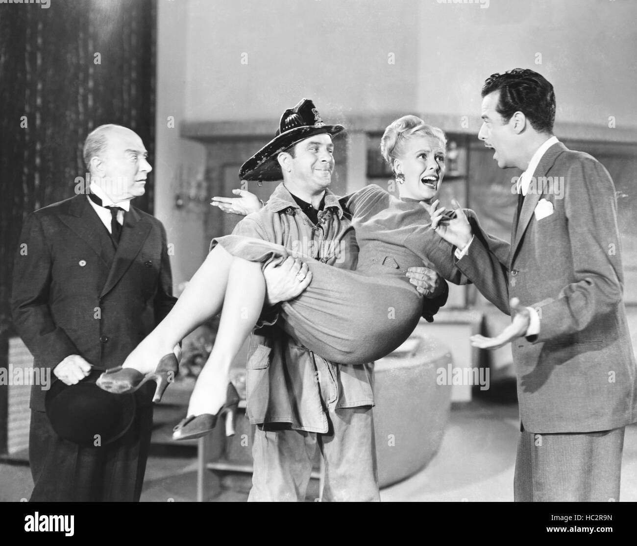 THE NOTORIOUS LONE WOLF, from lef: Eric Blore, Cy Malis, Janis Carter ...