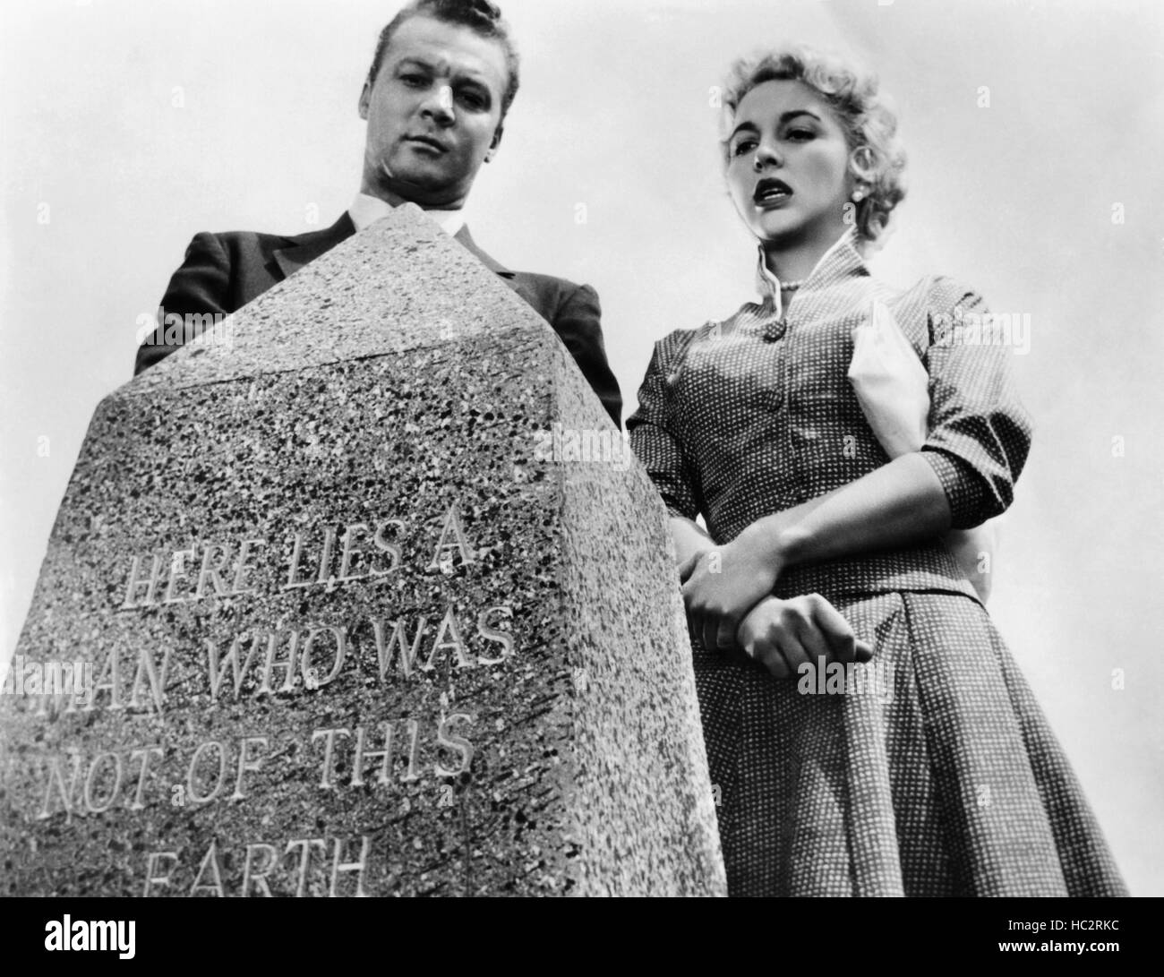 NOT OF THIS EARTH, from left, Morgan Jones, Beverly Garland, 1957 Stock ...