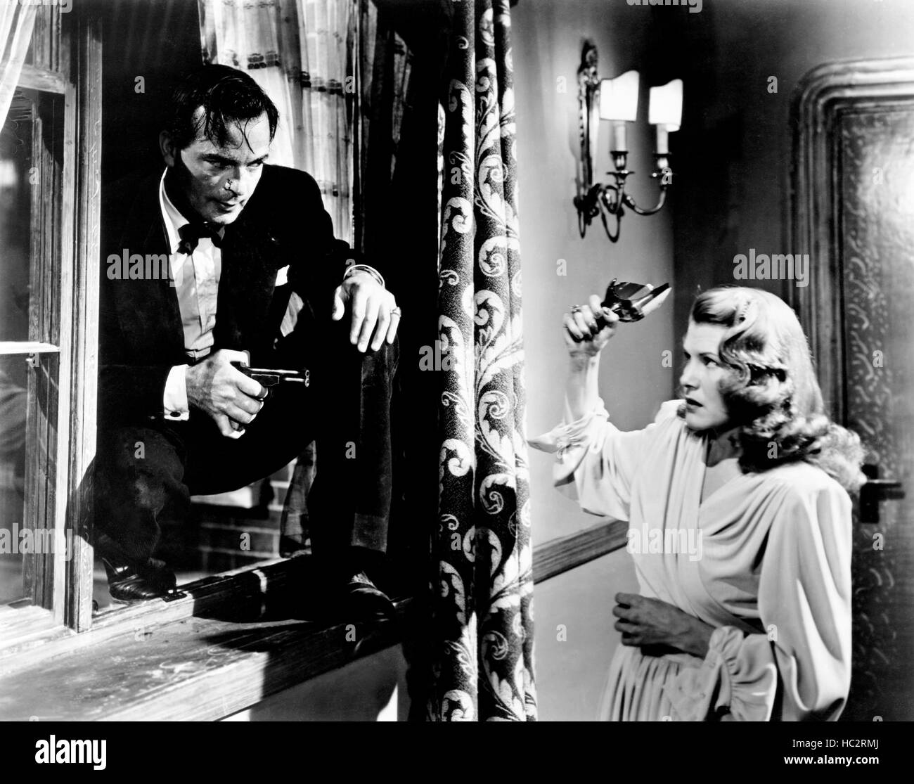 NO ORCHIDS FOR MISS BLANDISH, from left, Hugh McDermott, Linden Travers ...