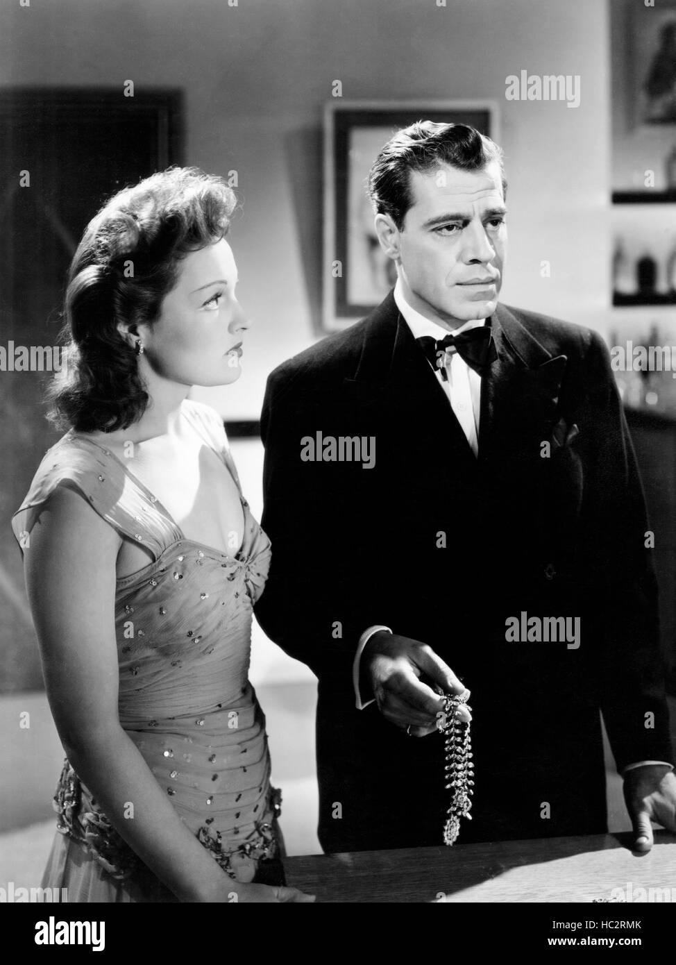 NO ORCHIDS FOR MISS BLANDISH, from left, Linden Travers, Jack La Rue ...